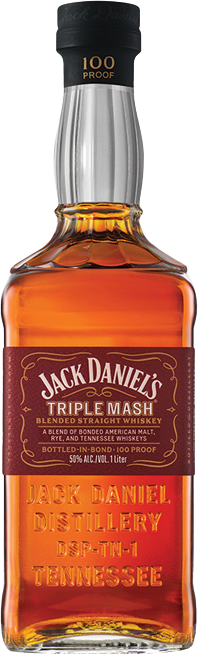 Jack Daniel's Triple Mash Bottled in Bond Blended Straight Whiskey (1L)