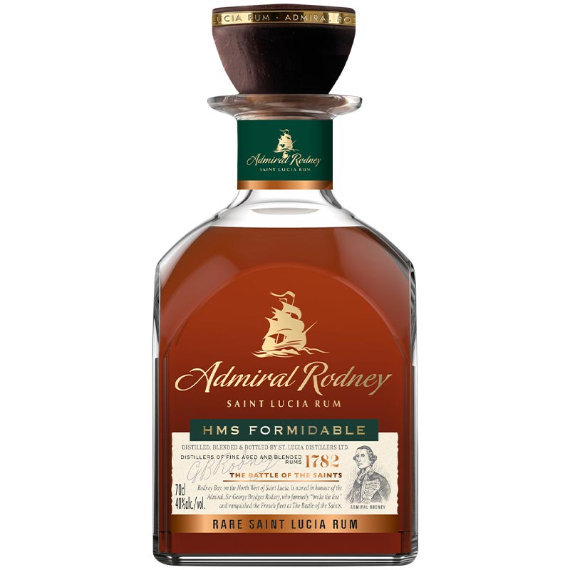 Admiral Rodney HMS Formidable Rare Saint Lucia Rum