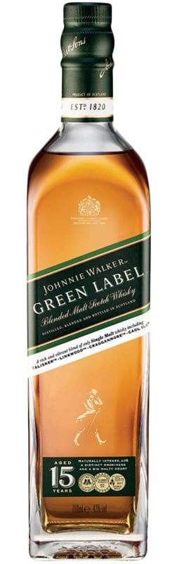 Johnnie Walker Green Label 15 Year Old Scotch Whisky